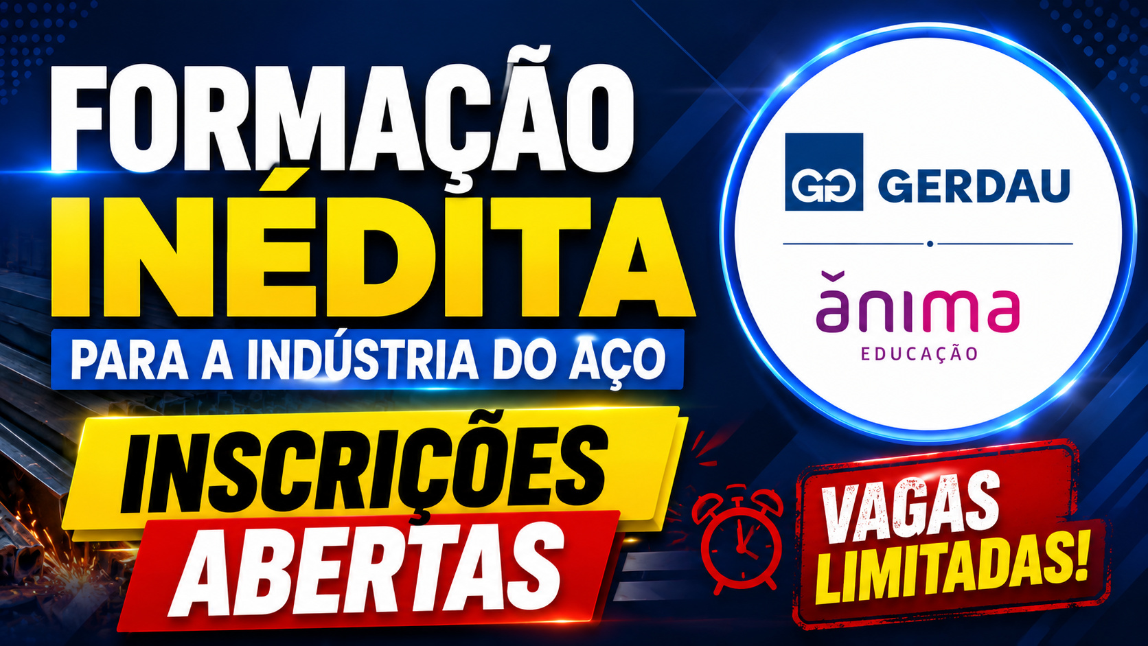 Curso pioneiro conecta graduação e indústria do aço com 30 bolsas ...